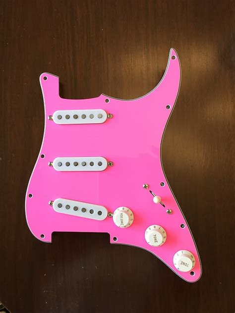 Fender Eric Johnson Pickups Loaded In Pink Pickguard Reverb