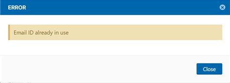 Filecloud Email Id Already In Use When Adding A New User