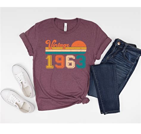 61st Birthday Shirt Vintage 1963 T Shirt 1963 Birthday T 61st