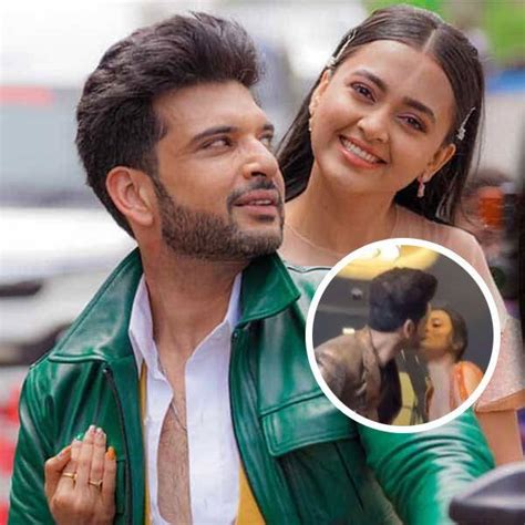 Karan Kundrra And Tejasswi Prakash React To Viral Kissing Video Tejran