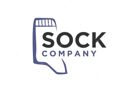 Premium Vector Sock Wear Logo Design Clothing Shop Icon Symbol Fabric