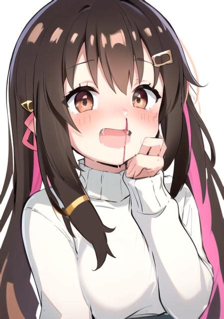 Nosebleed Anime Girl