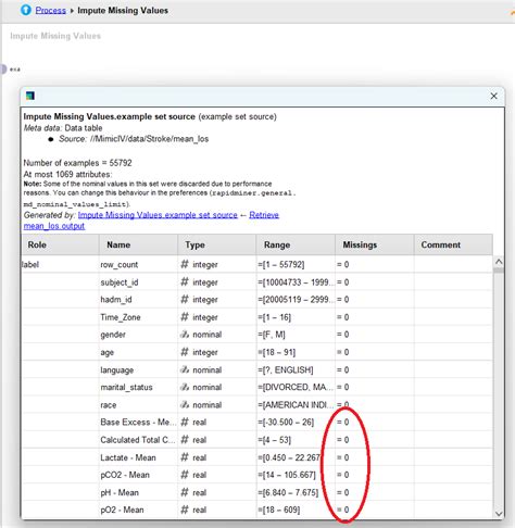 Impute Missing Values Error — Altair Community