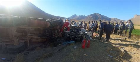 فوت 5 نفر بر اثر حادثه رانندگی در چهارمحال و بختیاری