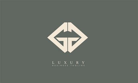 Alfabeto Letras Iniciales Monograma Logo Gg 12757525 Vector En Vecteezy