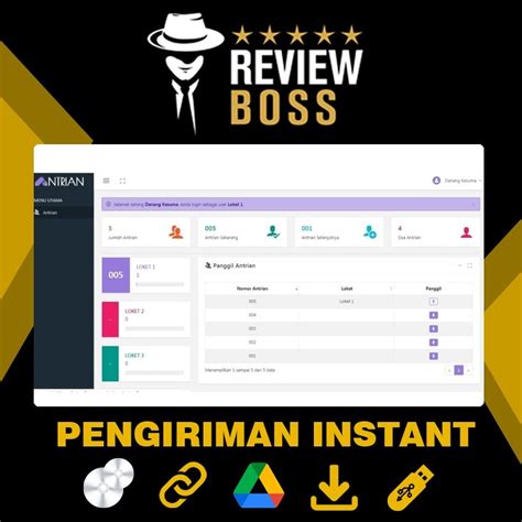 Jual Source Code Aplikasi Antrian Pengunjung Berbasis Web Siap Pakai