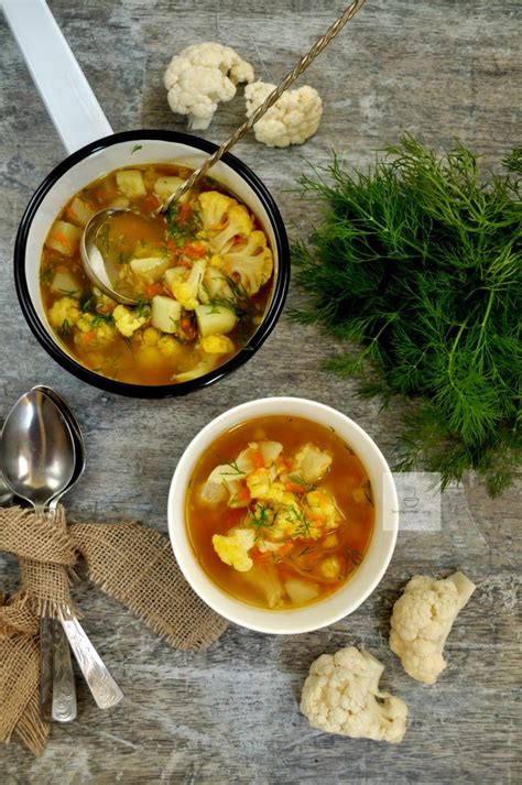 Yummy Homemade Cooking Wiosenna Zupa Kalafiorowa