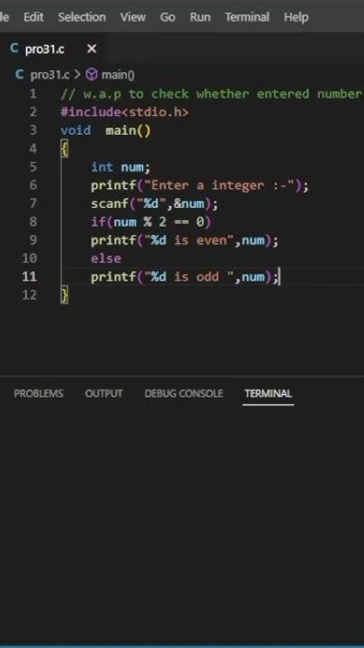 Number Even Hai Ya Odd Kaise Check Karein C Programming Tutorial Hindi Monu Vapi Youtube
