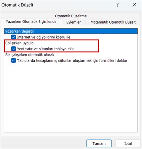 Excel Tablomda Yeni Satırları Otomatik Olarak Algılamıyor ÇÖzÜm Excel 751 Blog