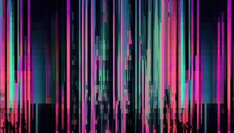 Premium Ai Image Abstract Glitch Background