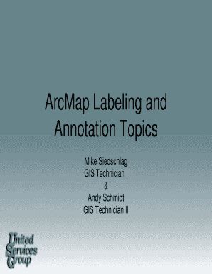 Fillable Online ArcMap Labeling And Fax Email Print PdfFiller