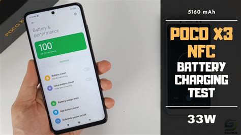 Xiaomi Poco X3 NFC Battery Charging test 0% to 100% | 33W fast charger ...
