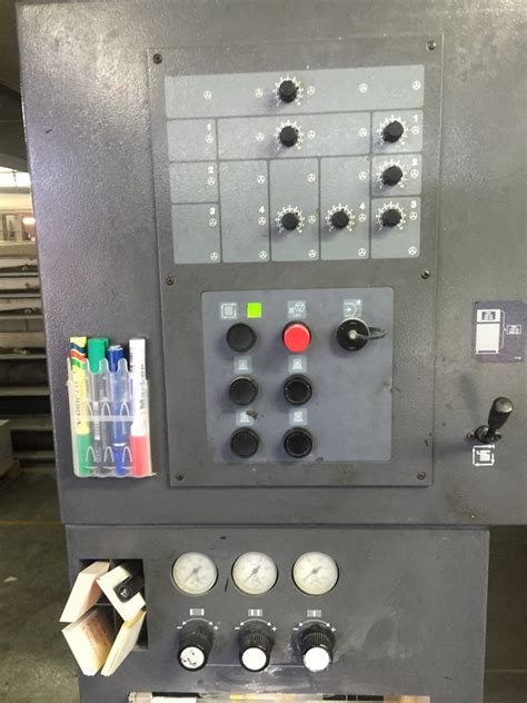 Color Used Man Roland R P LV Six Colour Offset Press Year With UV PressCity