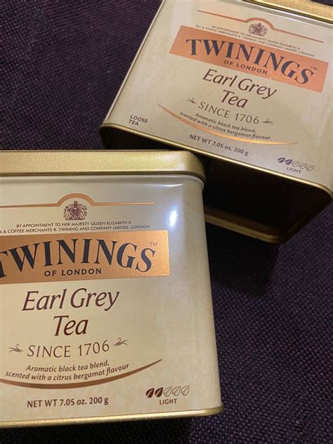 TWININGS Earl Grey tea g 嘢食 嘢飲 飲料 Carousell
