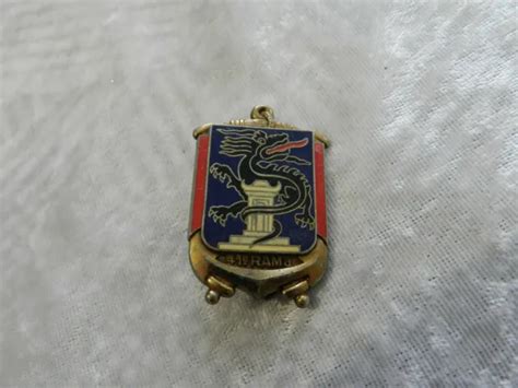 Insigne Militaire ÉmaillÉ 41 E Régiment Dartillerie De Marine Delsart