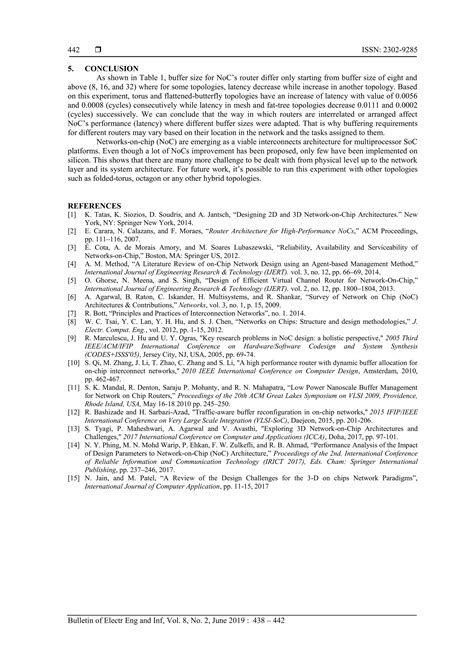 A Efficacy Of Different Buffer Size On Latency Of Network On Chip Noc Pdf