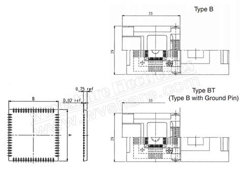 QFN 16 24 B 0 5 02 Enplas IC Test Burn In Socket For QFN16 MLP16 MLF16 Package