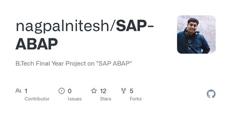 Github Nagpalniteshsap Abap Btech Final Year Project On Sap Abap