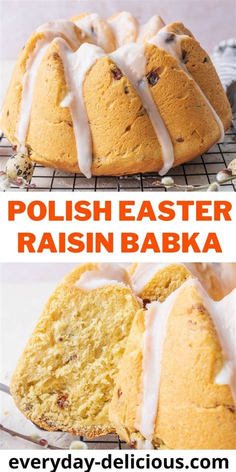 Polish Easter Yeast Babka With Raisins Recipe