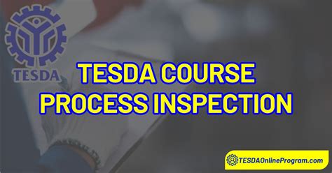 Tesda Process Inspection Courses Tesda Online Program