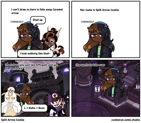 Split Arrow Cookie Comic Studio