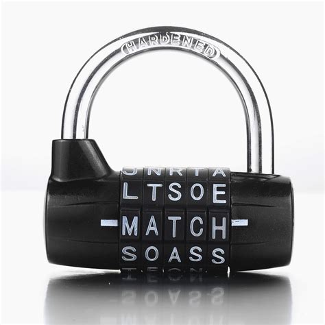 5 Digit Letter Security Password Lock For Cabinet Gym Student Toolbox