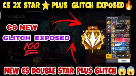 Cs New Glitch Exposed X Star Plus Glitch In Cs Double Star Plus Glitch In Cs Freefiremax