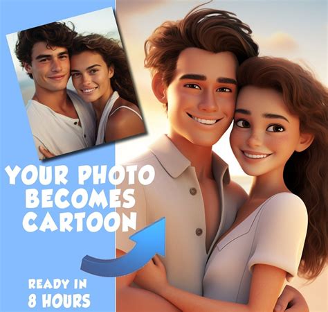 Custom Pixar Cartoon Style Portrait As Pixar Avatar Style Character D Cartoon Print For