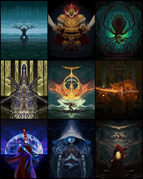 Elden Ring Inspired Artworks Taught Me So Much About Working With Light 🔥🔥🔥 Pixelart
