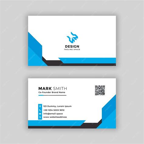 Premium Vector Business Card Design