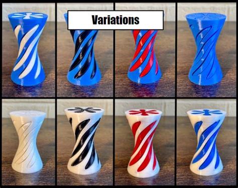 3d Printed Hourglass Spiral Fidget Toy Etsy