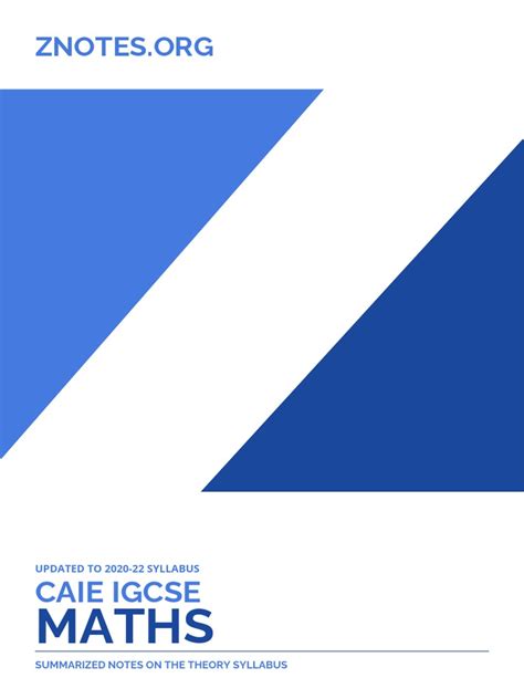 Caie Igcse Maths 0580 Theory V3 Pdf Pdf Euclidean Vector Rectangle