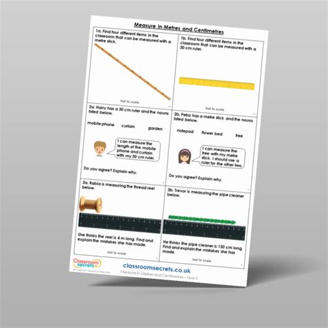 Year 3 Measure In Metres And Centimetres Reasoning And Problem Solving Resource Classroom Secrets