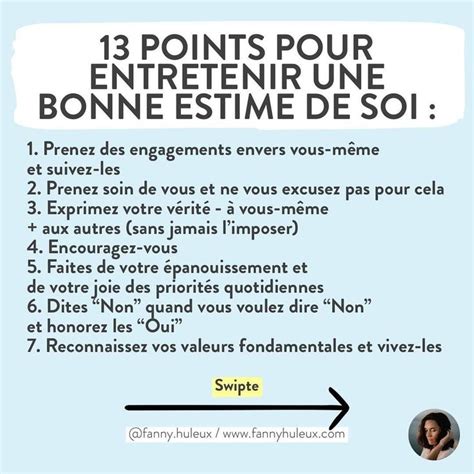 Épinglé Par Nathalie Massé Sur Conseils De Vie Estime De Soi