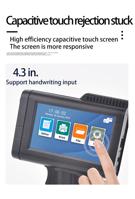 Smart Manual Qr Code Expire Date Bottle Bag Pipe Eggs Handheld Inkjet Printer Date Batch Coding