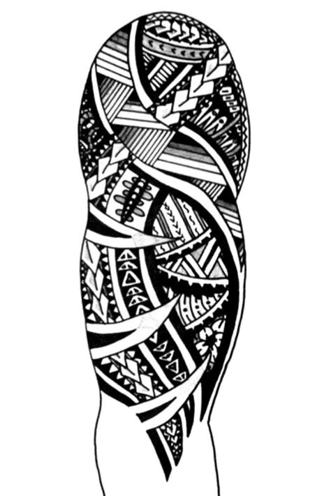 Tribal Half Sleeve Tattoo Designs Drawings