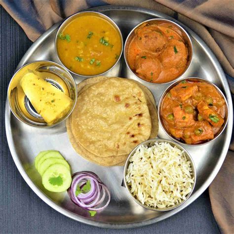 Indian Vegetarian Thali Collection Legumes Recipe Indian Food