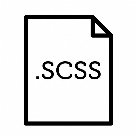Scss Application Download File Files Format Sass File Icon