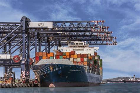 Container Shipping Import And Export Editorial Image Image Of Containers Colorful
