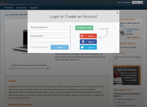 Magento 1 Quick Ajax Login Popup Login Extension Otp Register Plugin