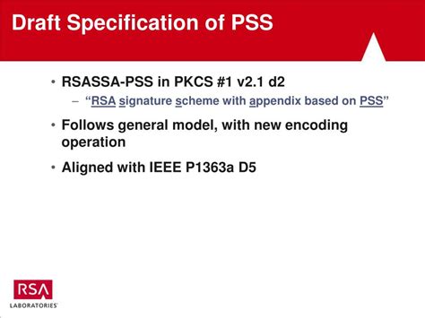Ppt Pkcs 1 V21 Rsa Cryptography Standard Powerpoint Presentation