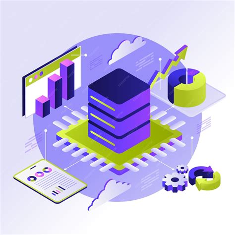 Premium Vector Gradient Data Visualization Design