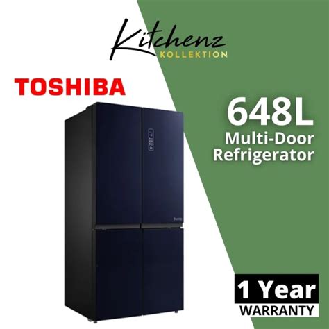 Toshiba Refrigerator 648L Multi Door Dual Inverter Refrigerator GR RF646WE PGY 24 Lazada