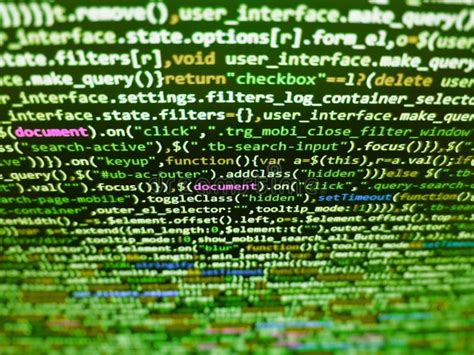 Computer Science Lesson Programmer Typing New Lines Of Html Code