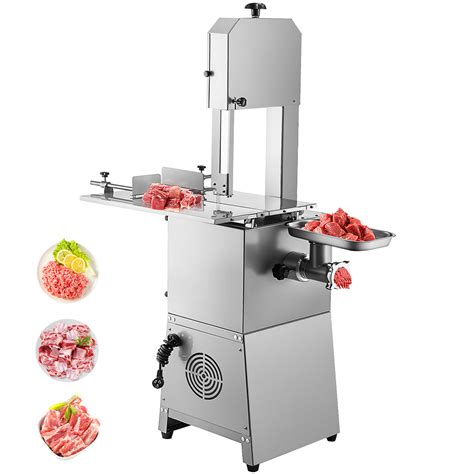 VEVOR Commercial Electric Meat Bandsaw 1100W Bone Cutting Machine