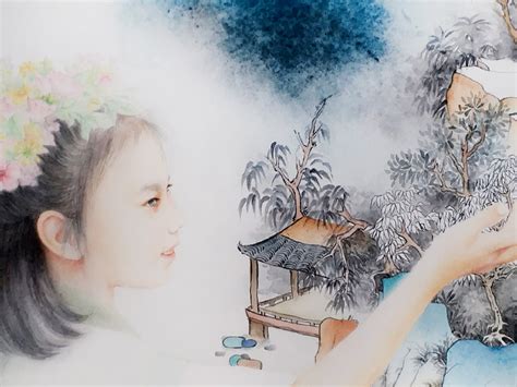吾家有女画花 站酷zcool