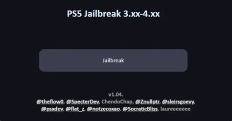 PS5 PS4 SDK Spoofer et PS5 Jar Loader 5 00 à 7 61 News et