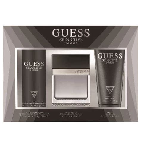 Guess Seductive Men Edt 100ml Shower Gel 200ml Body Spray 226ml
