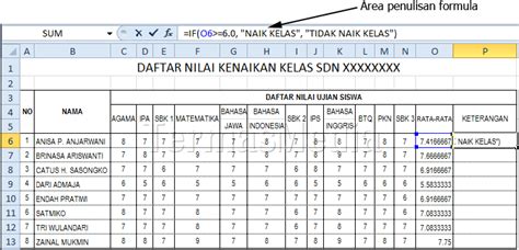 Menggunakan Fungsi If Di Microsoft Excel