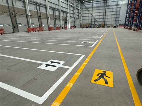 Warehouse Line Marking Fastline Services Ltd